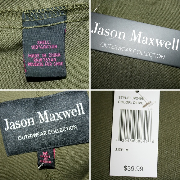 jason maxwell | Jackets & Coats | Olive Belted Anorak Jacket Nwt | Poshmark